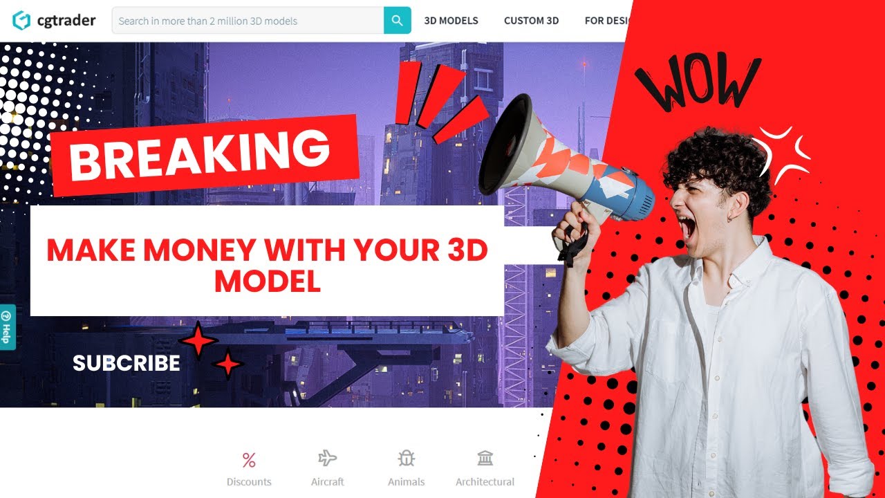 A Guide To Selling Your 3d Models On Cgtrader Youtube