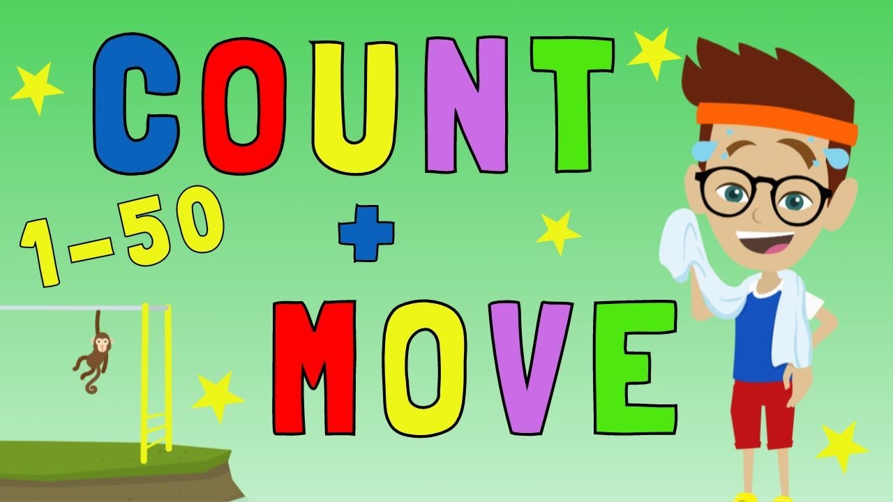 Count And Move Kids Exercises And Counting Tooney Tim And Friends