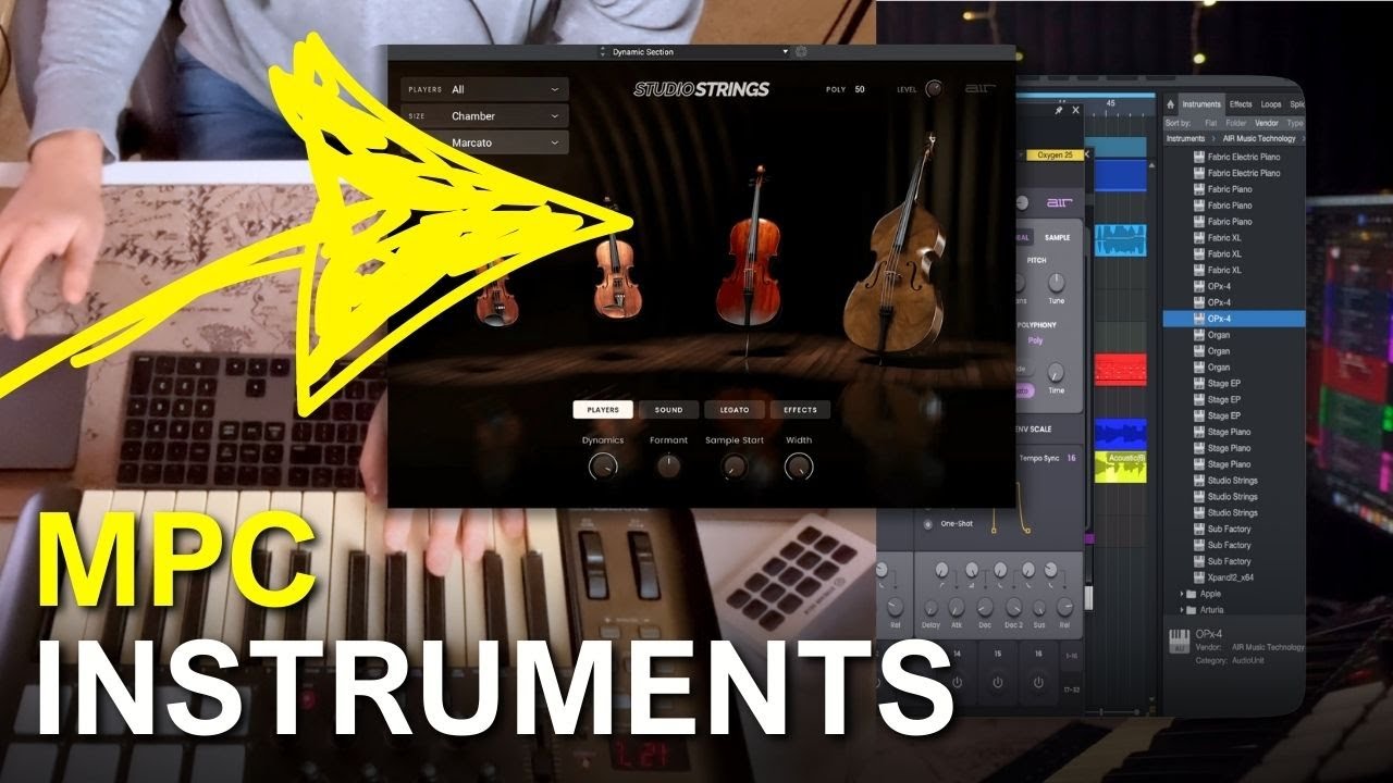 Air Mpc Virtual Instrument Collection Keys Strings Synths More