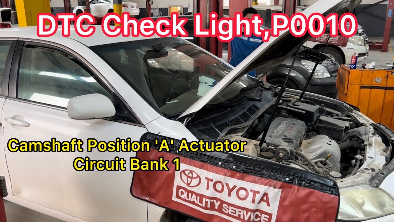 Toyota P0010 Code Camshaft Position A Actuator Circuit Bank 58 Off