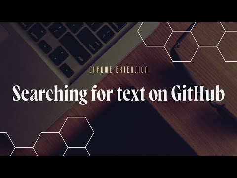 Chrome Extension For Searching Github Youtube