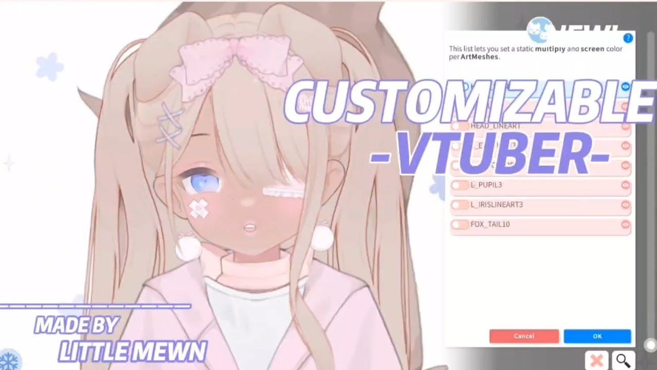 Customizable Vtuber Model Setup Tutorial Youtube