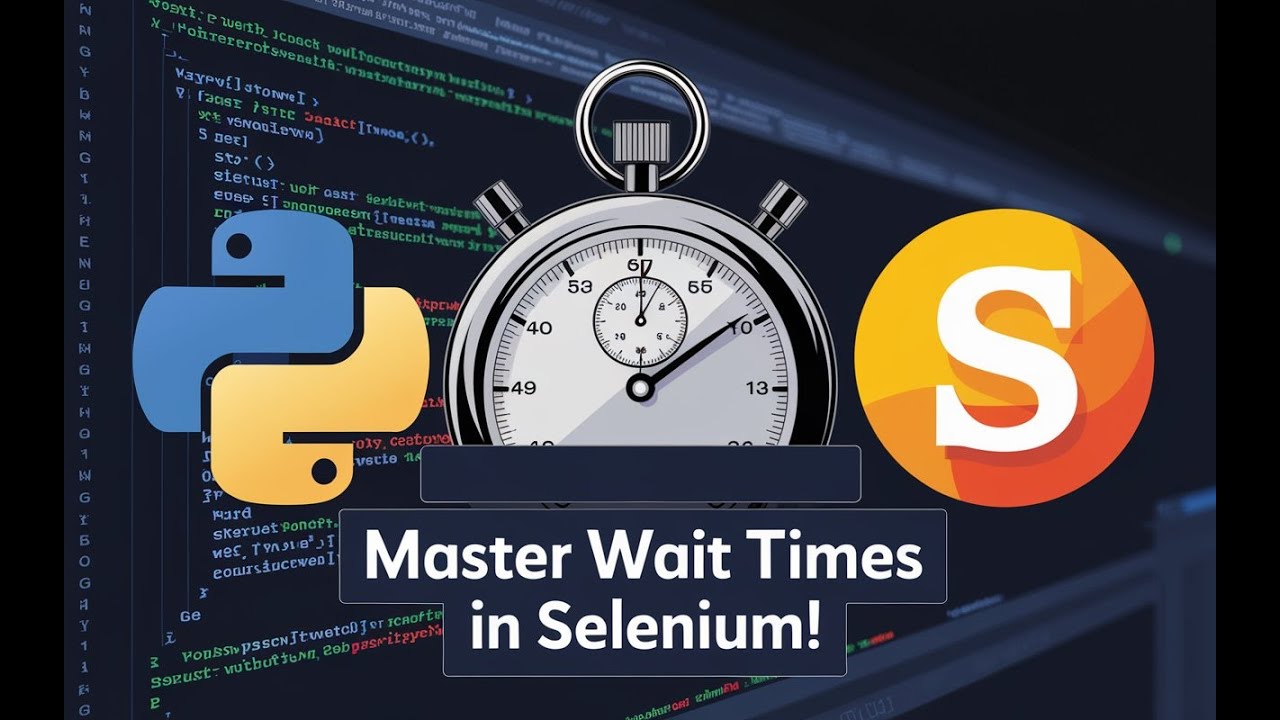 Custom Wait Strategies In Python Implicit Explicit Wait Youtube