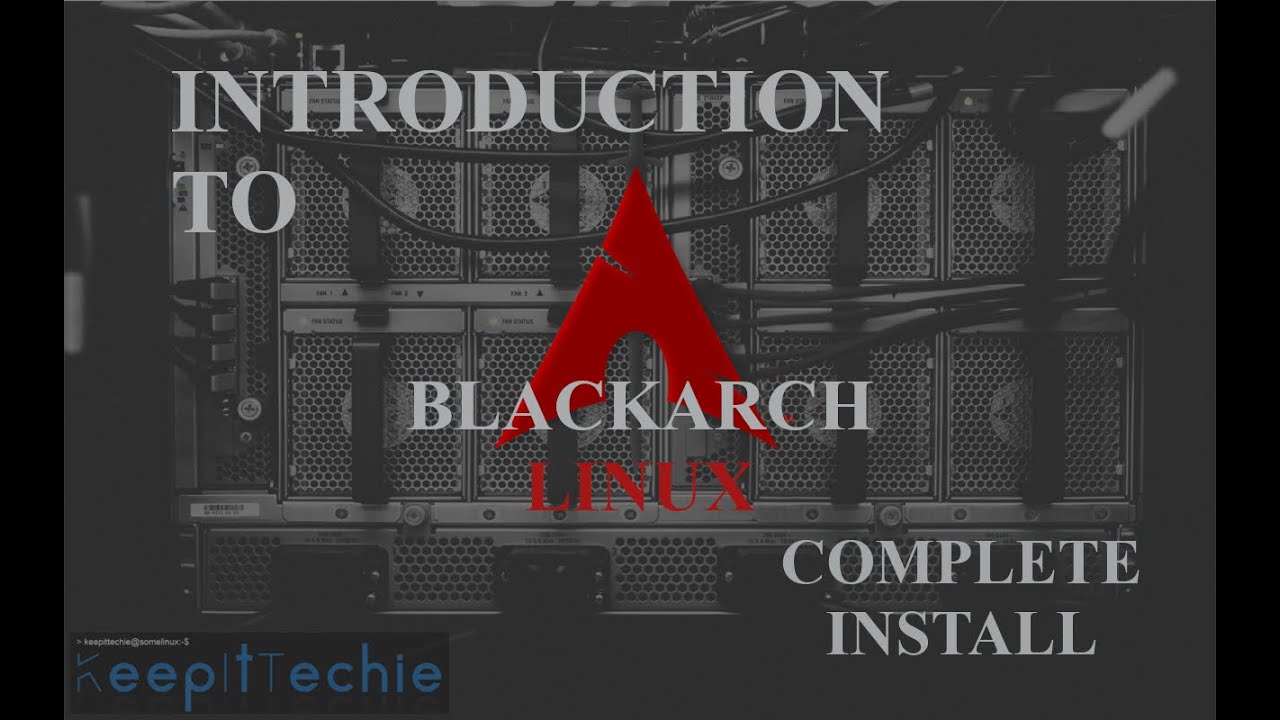 Blackarch Linux Complete Install Youtube