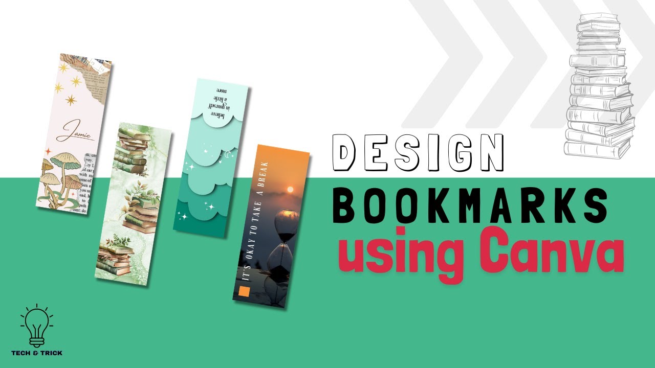 How To Design Bookmarks In Canva Design Creative Bookmarks Easily