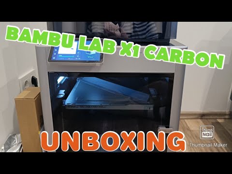 Bambu Lab X1c Carbon Unboxing Youtube