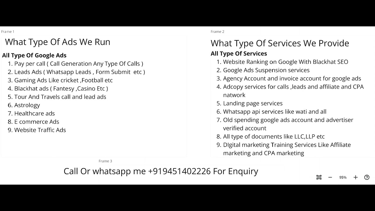 Our Services Youtube