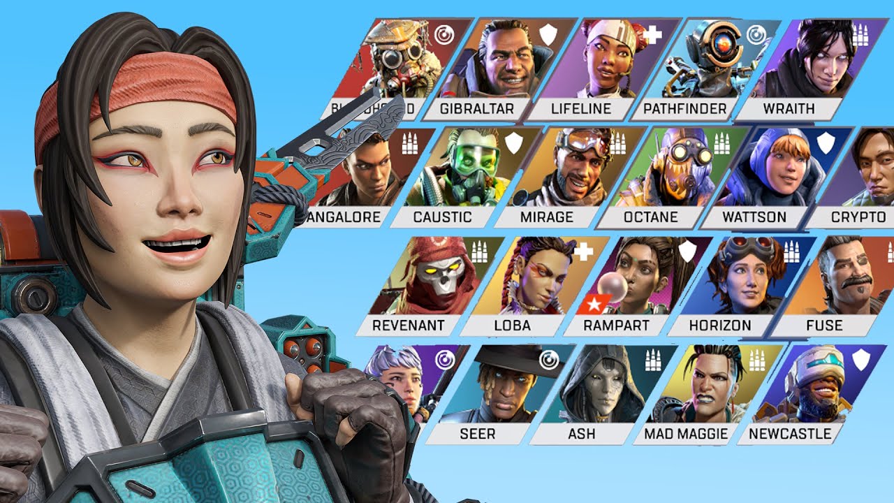 Almost All Apex Legends Characters Explained And Compared Youtube