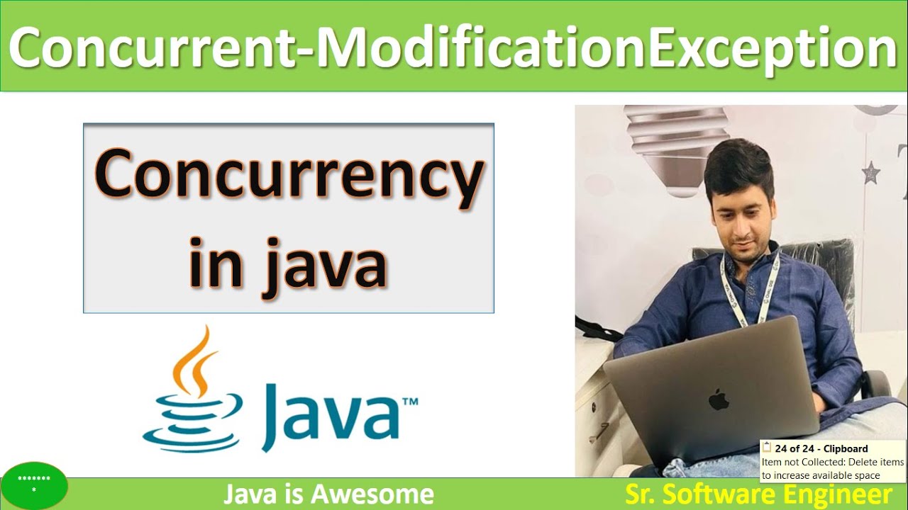 Concurrentmodificationexception And How To Solve Those Isssue Youtube