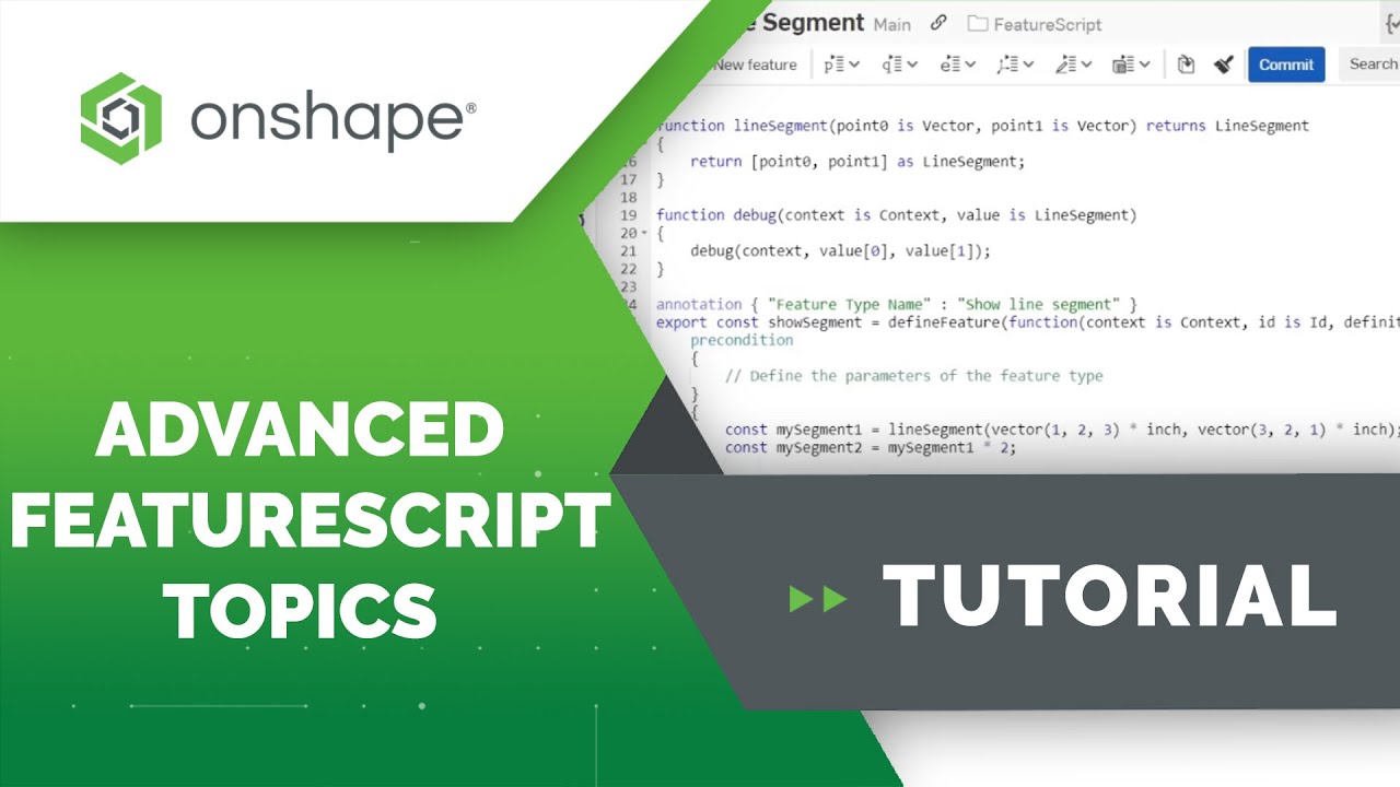 Advanced Featurescript Topics Youtube