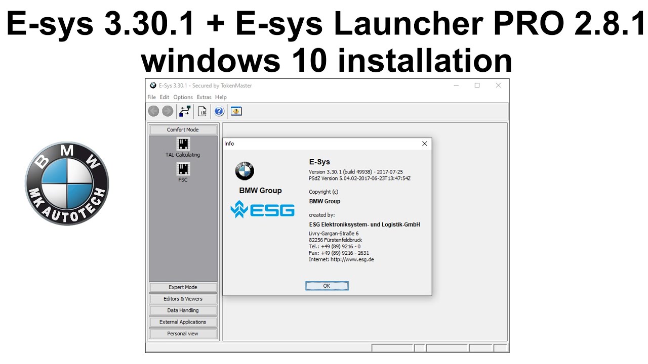 E Sys Bmw How To Install E Sys 3 30 1 With E Sys Launcher Pro 2 8 1