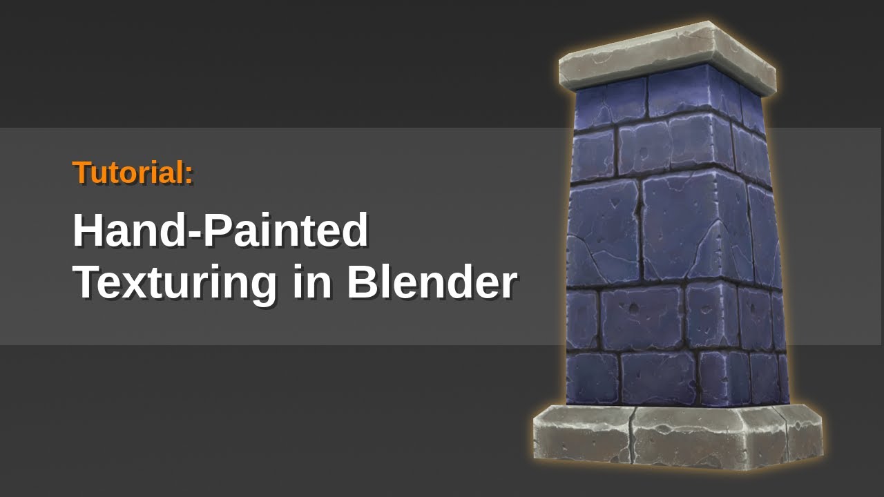 Tutorial Hand Painted Textures In Blender Youtube