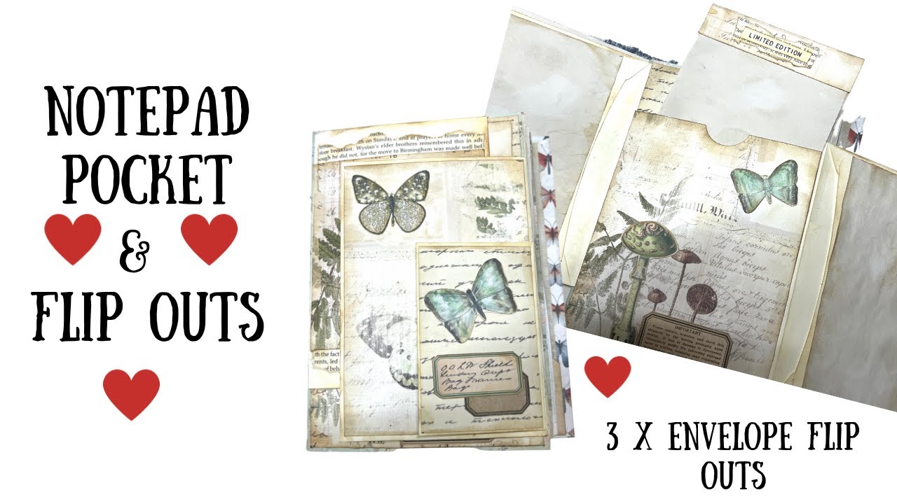 Journal Notebook Pocket Flip Outs Youtube