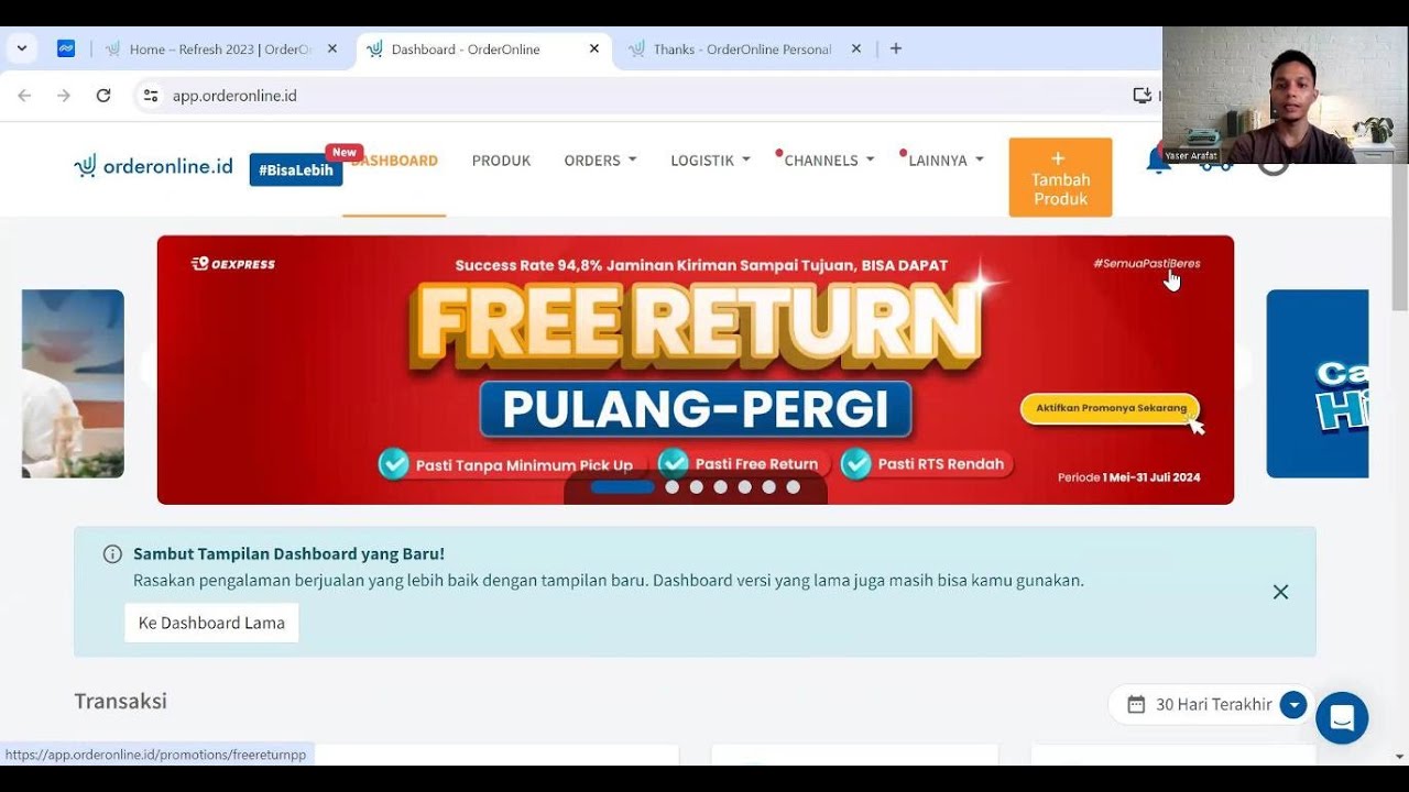 Cara Daftar Orderonline Id Youtube