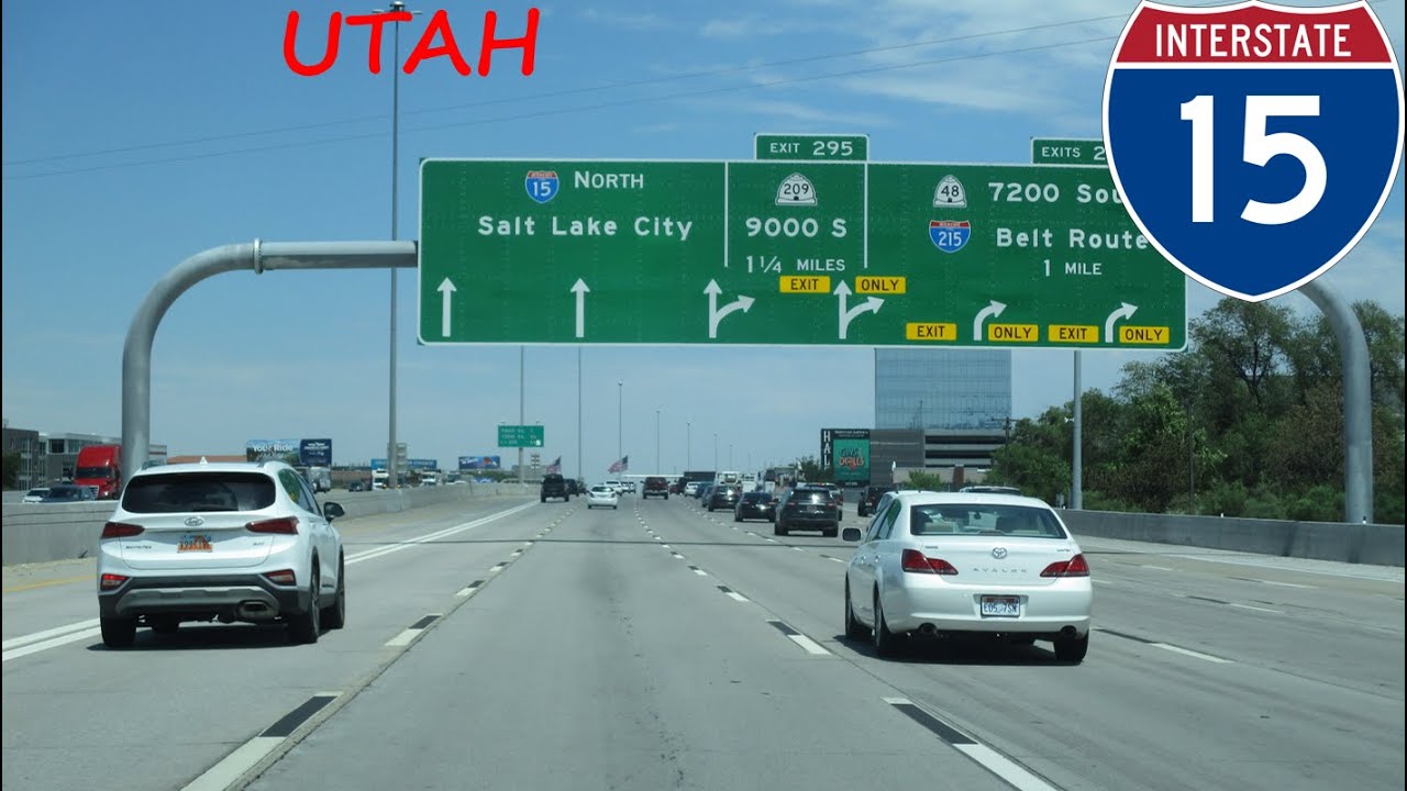 Interstate 15 Utah Northbound Full Length Video Youtube