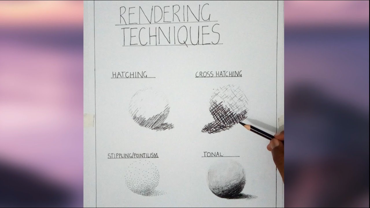 How To Render Different Rendering Techniques Youtube