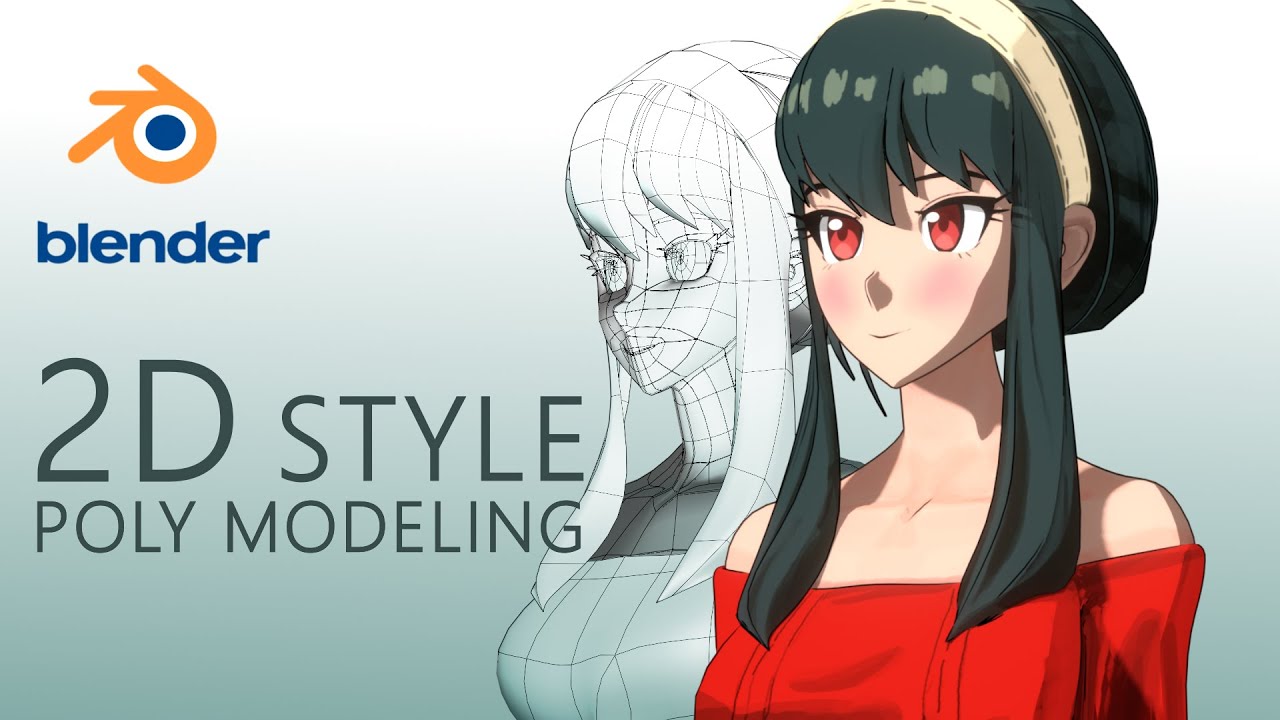 Anime Character Modeling In Blender 3d Youtube