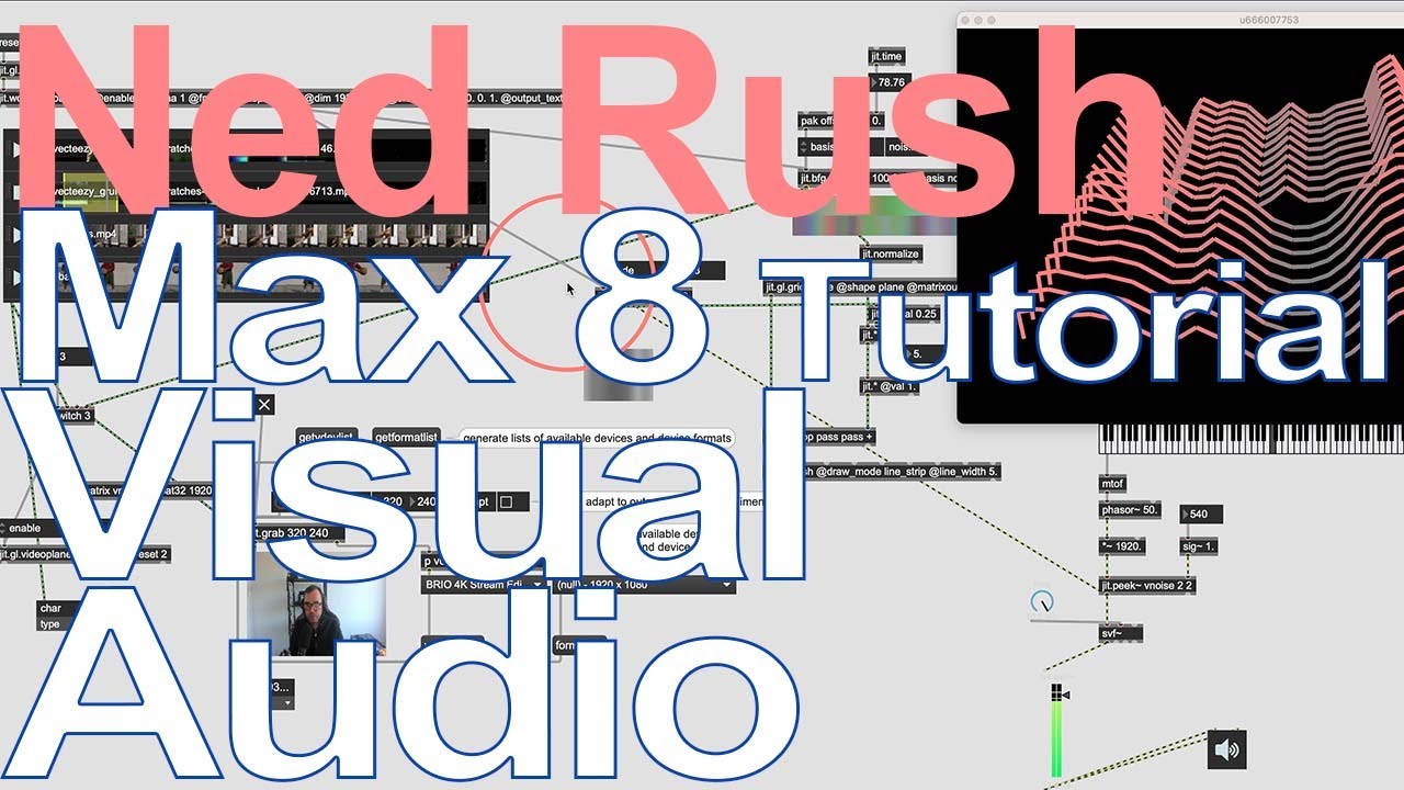 Max 8 Tutorial Visual Audio Ned Rush Youtube