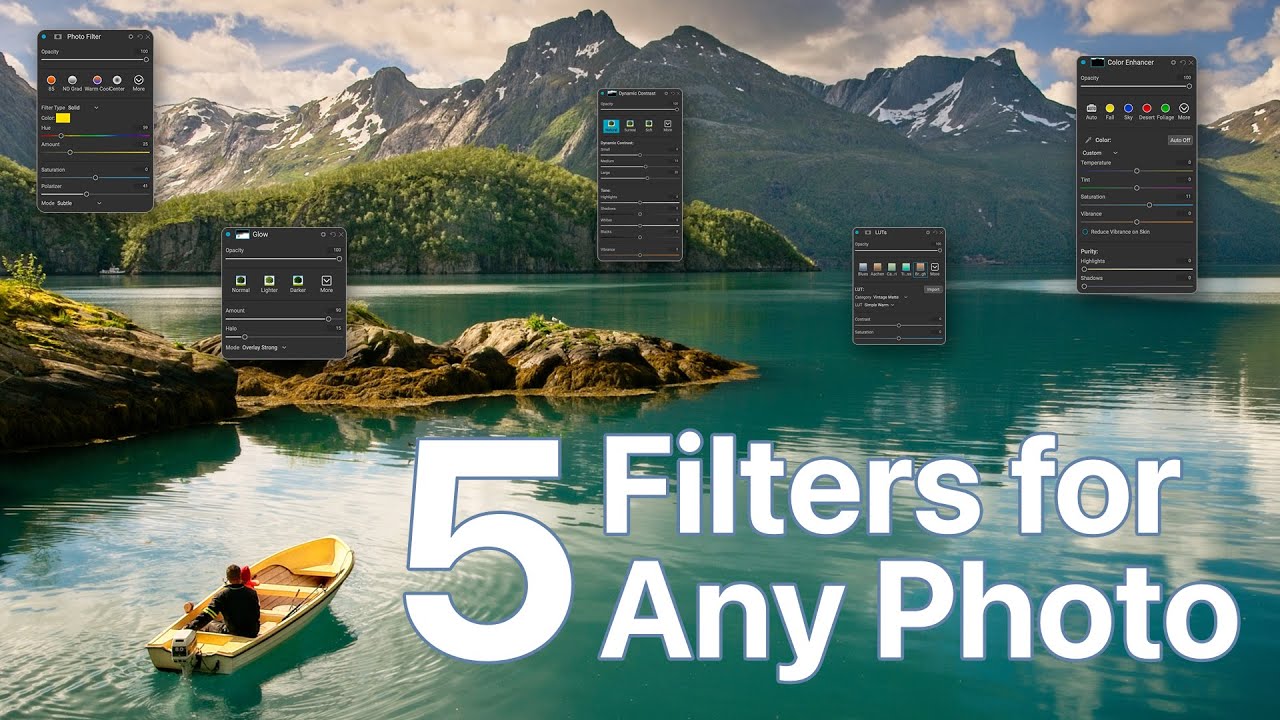 Top 5 Filters For Any Photo Youtube