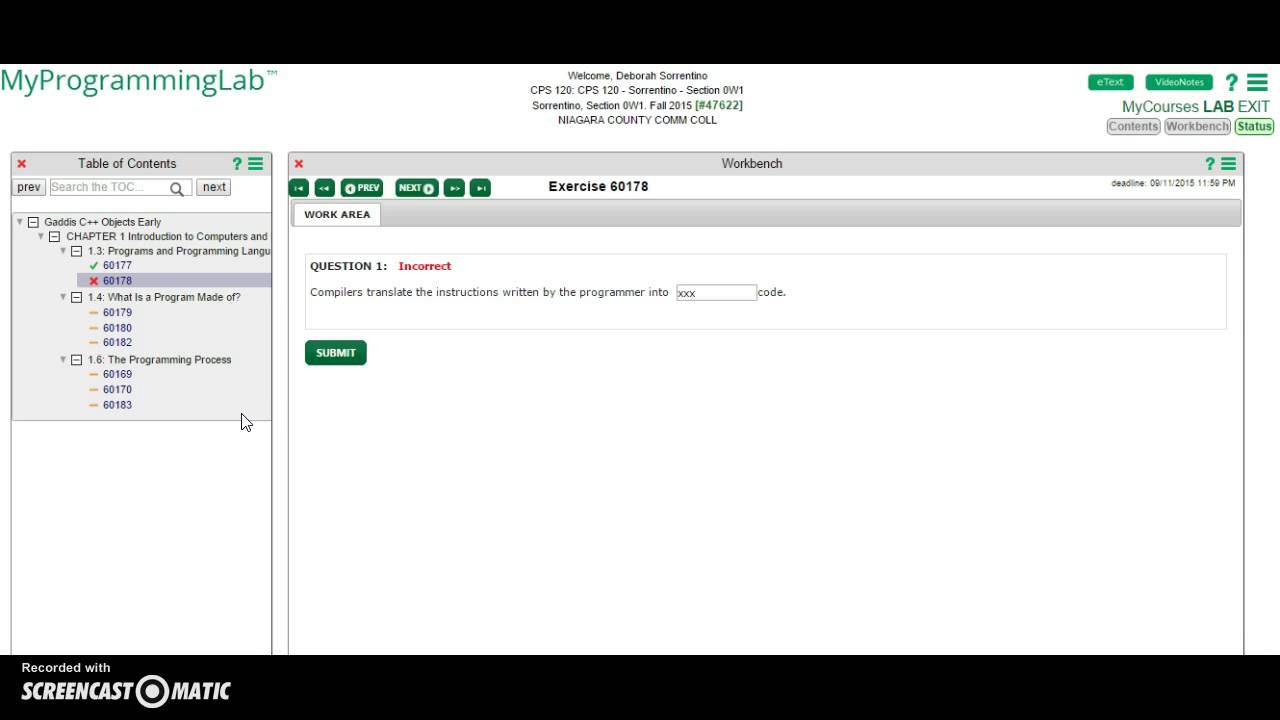Intro To Myprogramminglab Youtube