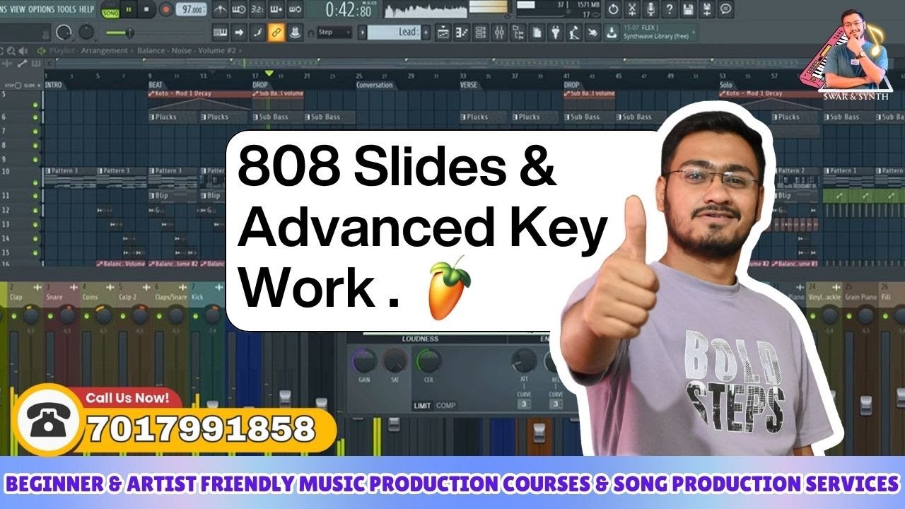 808 Slides Advanced Key Work Complete Tutorial In Fl Studio Buy