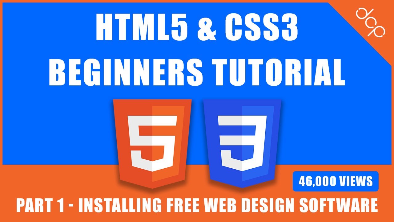 Html5 Css3 Beginners Tutorial Part 1 Installing Free Web