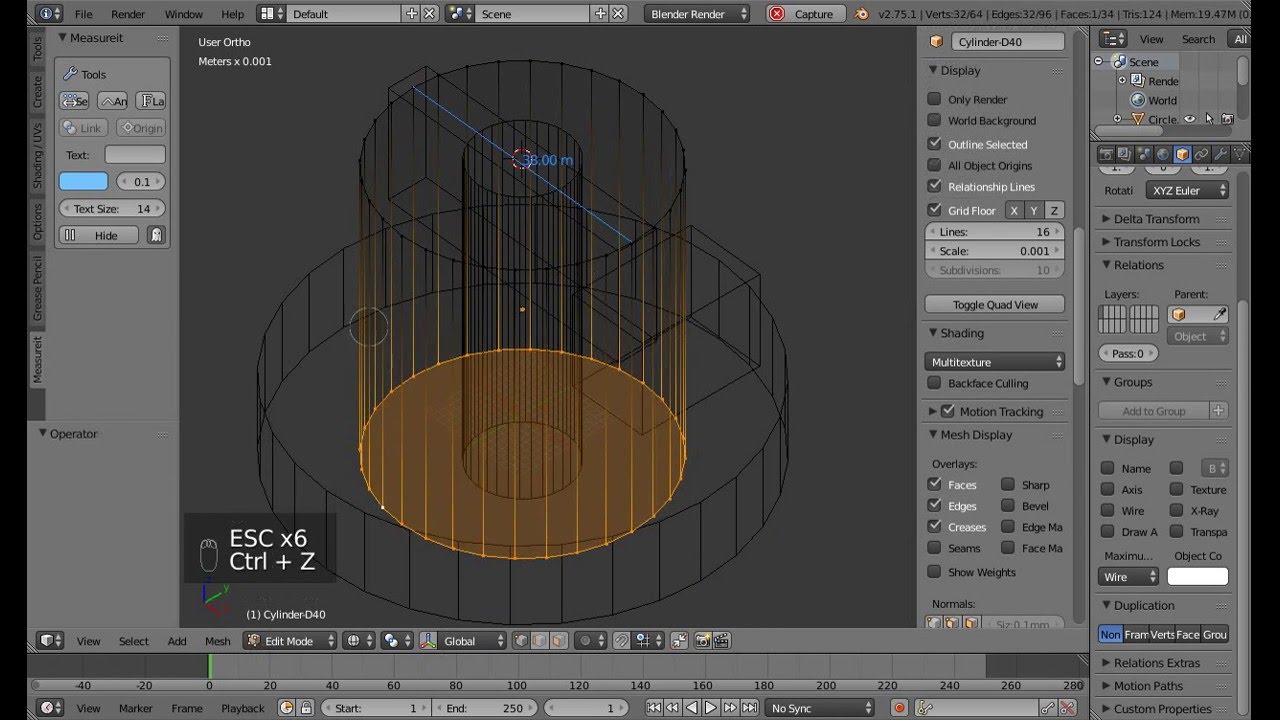 Blender Cad Modelling Timelapse Youtube