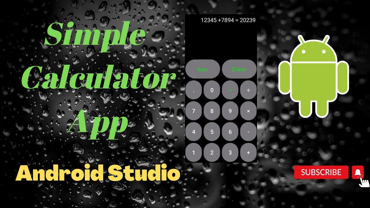 How To Create Simple Calculator In Android Studio Simple Calculator