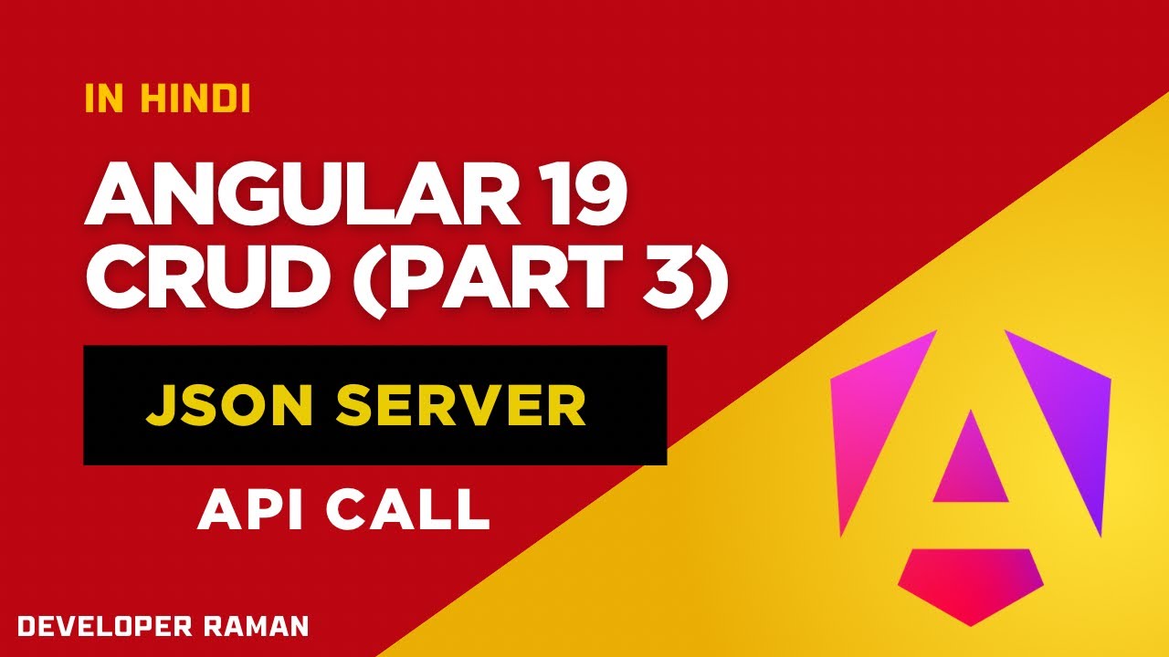 рџљђ Angular 19 Crud Part 3 Json Server Setup Add Data Api Calls