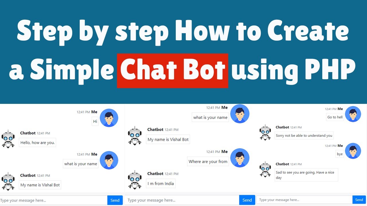 Step By Step How To Create A Simple Chatbot Using Php With Source