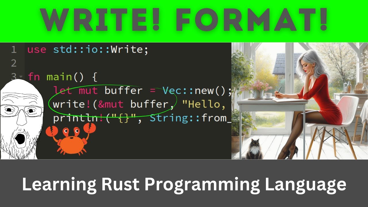 Write V Format Rust Language Youtube