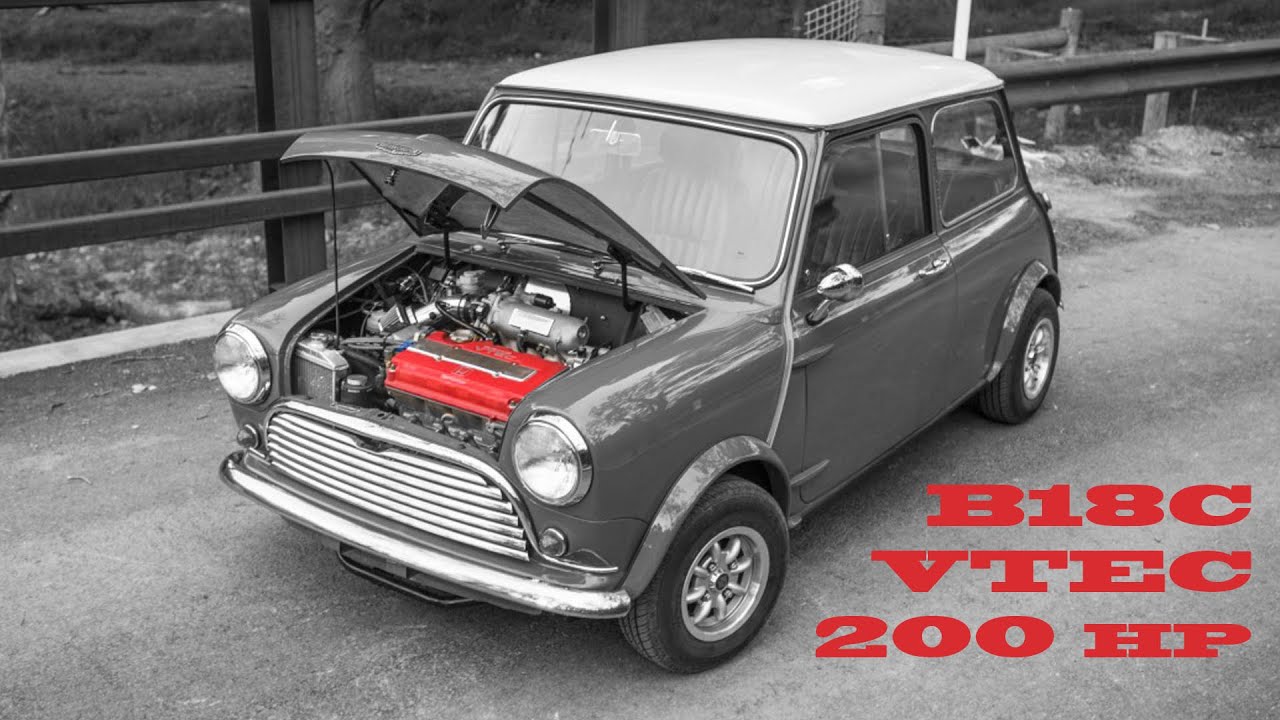 Super Cooper Classic Mini With 200hp B18c Type R Vtec Fully Restored