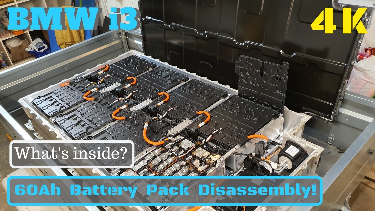 Bmw I3 60ah Battery Pack Disassembly Youtube