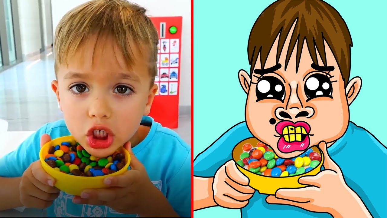 Vlad And Niki Funny Stories With Toys For Children Drawing Funny Meme