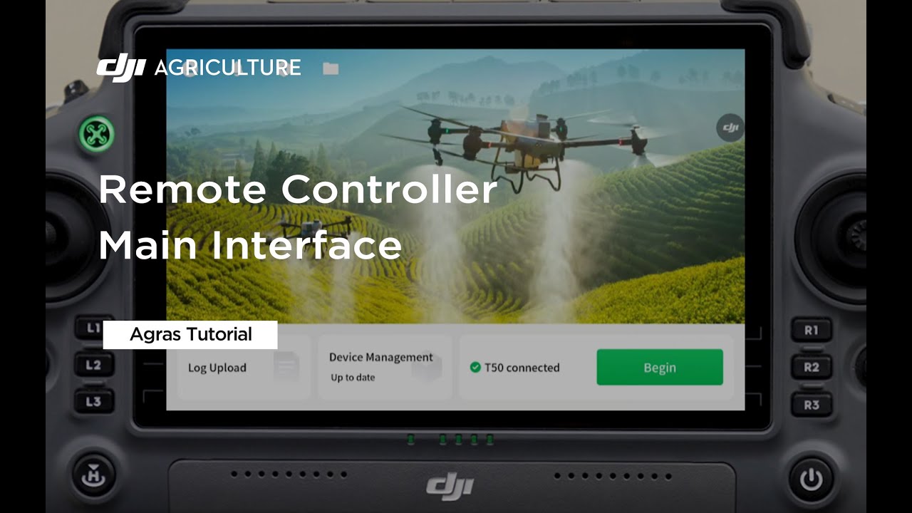 Maximize Efficiency With The Remote Controller Main Interface Agras