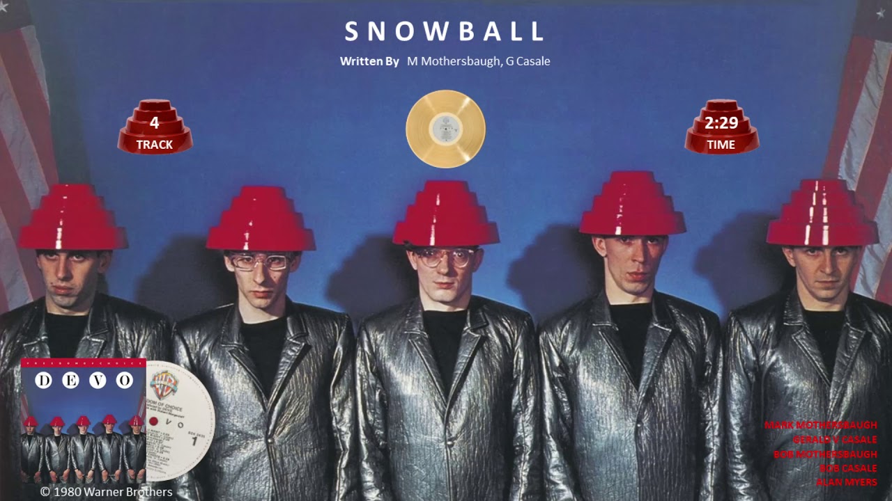 Devo Freedom Of Choice Snowball Audio Youtube