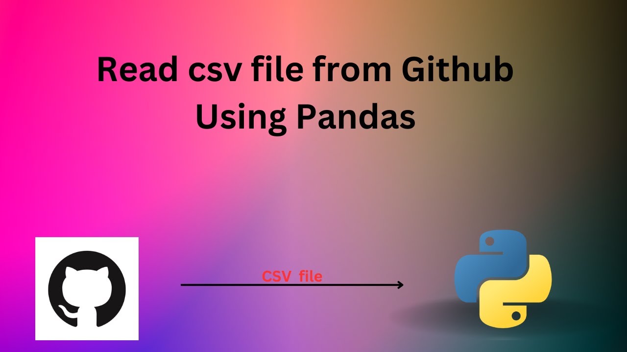 Reading Csv Files From Github With Pandas A Step By Step Guide Youtube