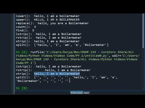 6 2 String Methods Youtube