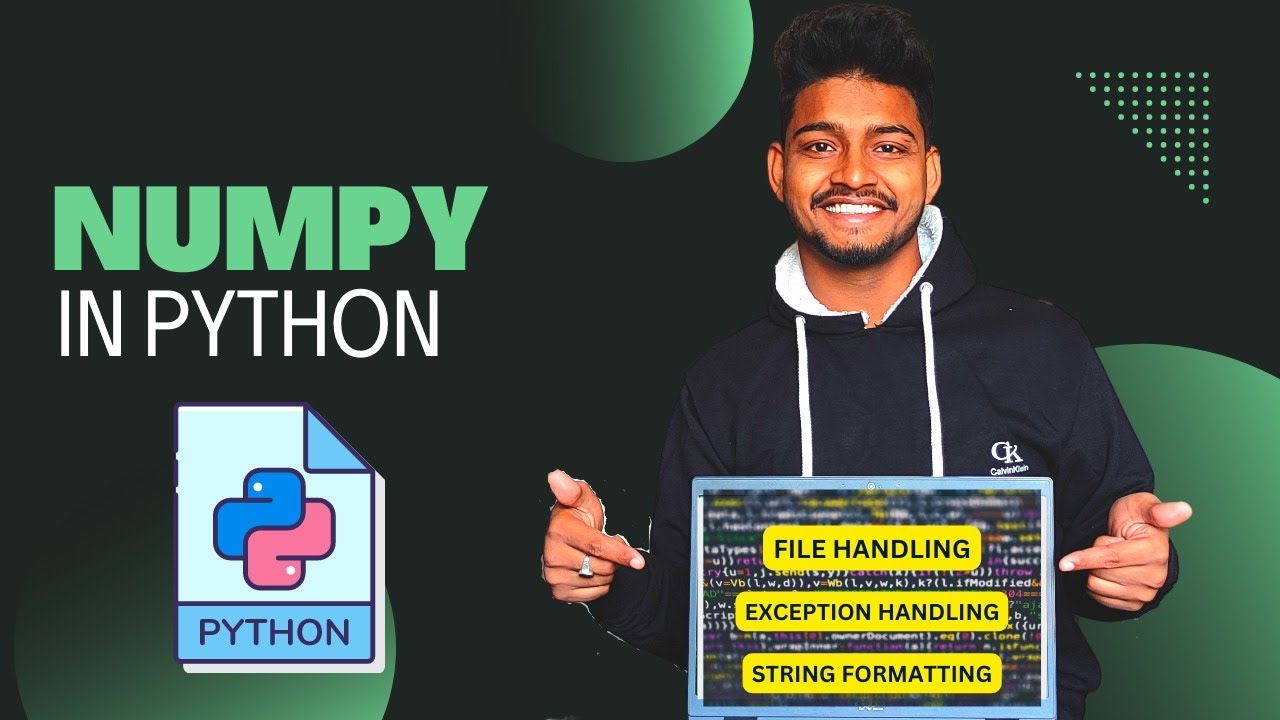Numpy In Python Youtube