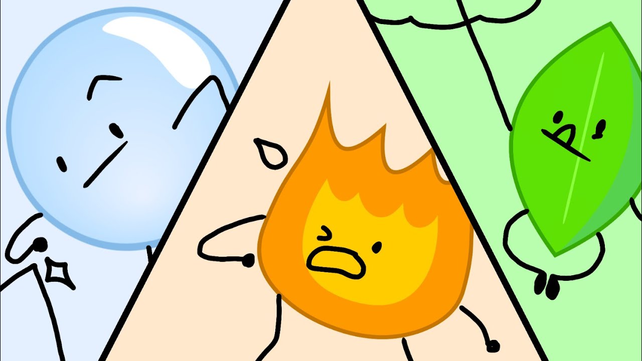 Bubble Firey And Leafy Animations Youtube