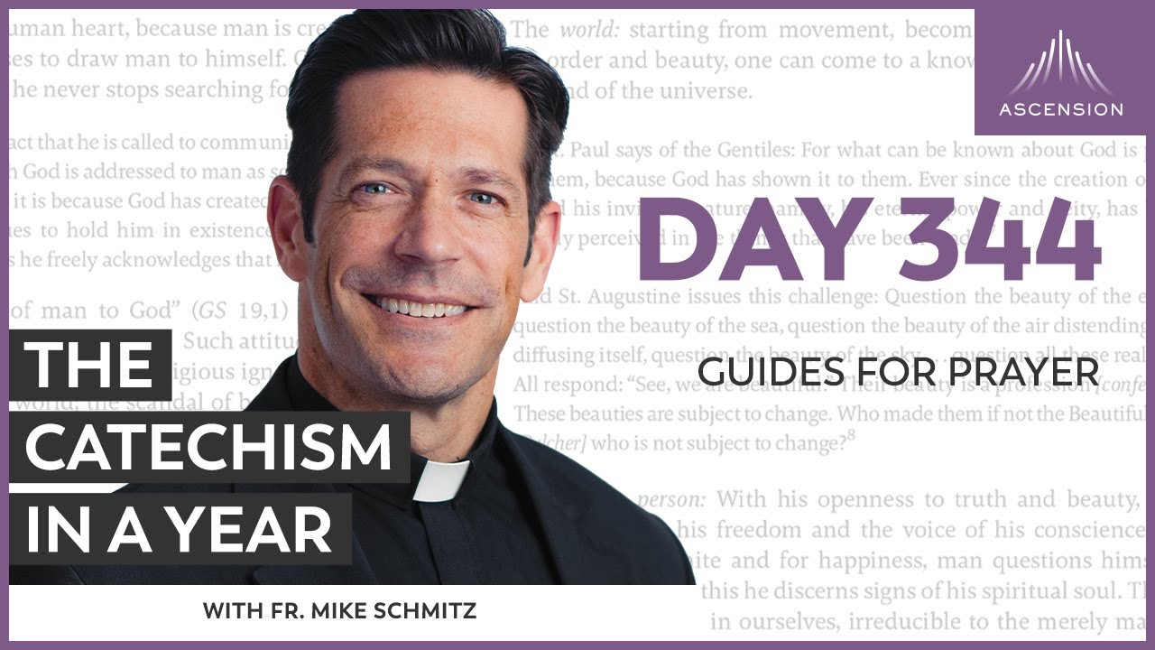 Day 344 Guides For Prayer The Catechism In A Year With Fr Mike