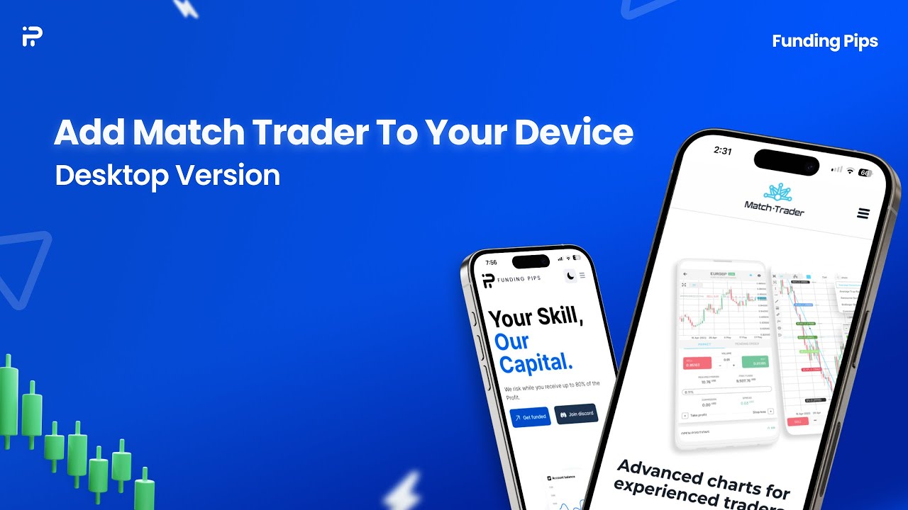 How To Use Funding Pips New Platform On Desktop Match Trader Youtube