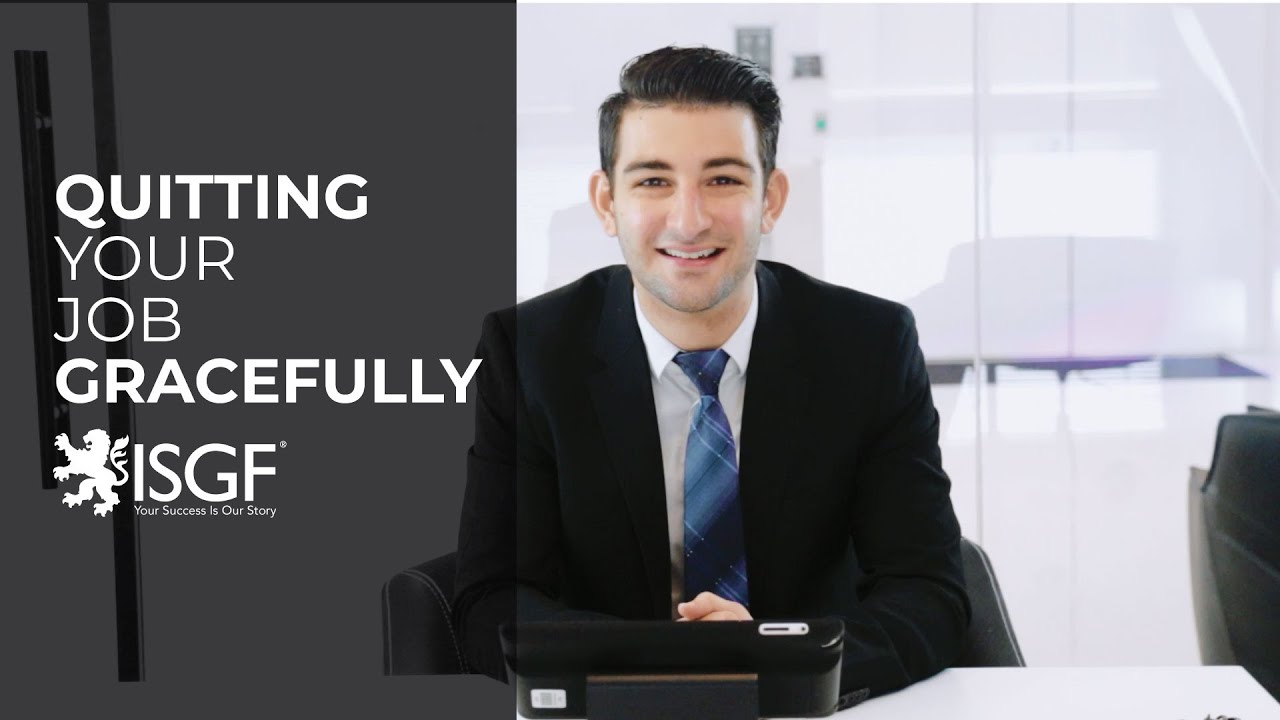 How To Quit Your Job Gracefully Youtube