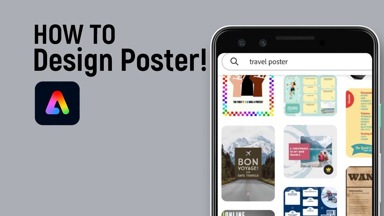 How To Design Poster In Adobe Express Easy Youtube