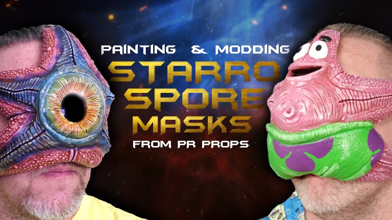 Painting And Modding Starro Spore Masks Youtube