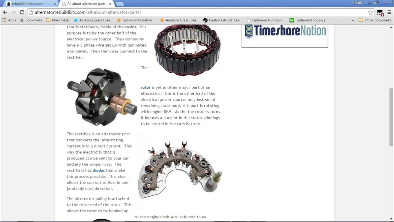Alternator Parts Youtube