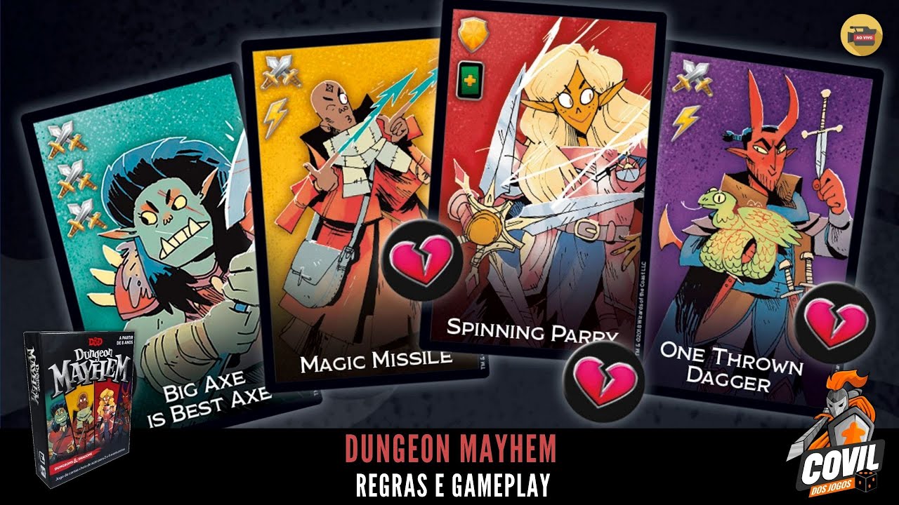 Dungeon Mayhem Regras E Gameplay Youtube