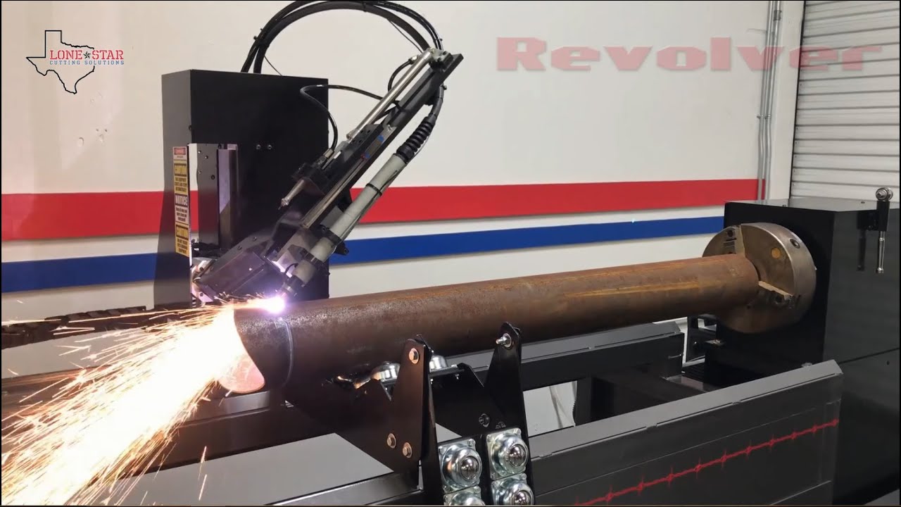 Rotary Cnc Plasma Pipe Cutter Youtube