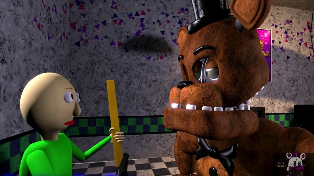 Baldi Fnaf Sfm Horror Games In A Nutshell Youtube