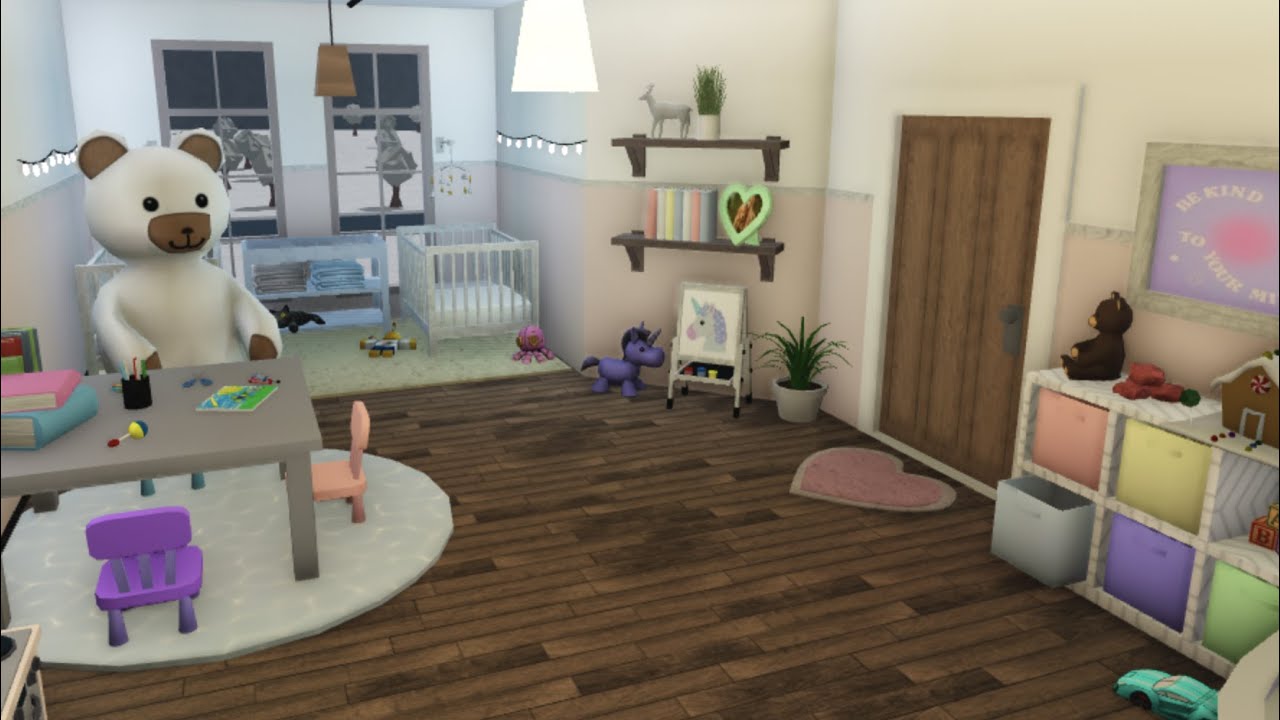 Nursery Room In Bloxburg Youtube